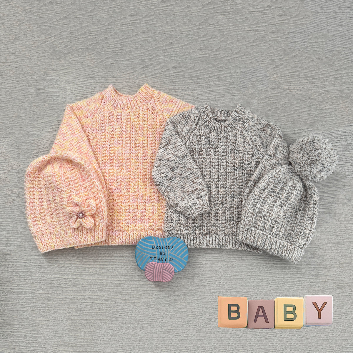 Quinn Unisex Baby Knitting Pattern in 3 sizes - Download – Designs By ...