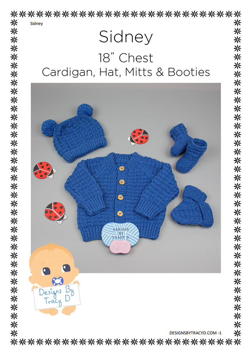 34. Sidney (Unisex) - Download – Designs By Tracy D